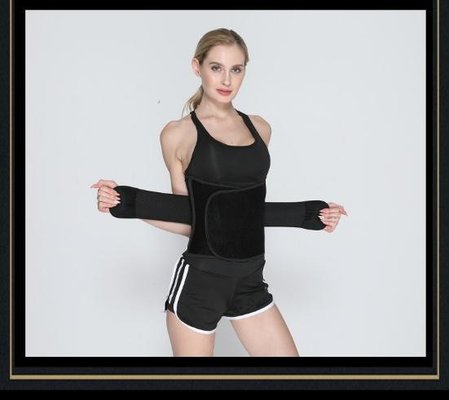 Classic breathable neoprene DOUBLE pressurized lumbar support  belt for Exercise protection