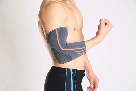 High Elastic Compression knitted nylon elbow-pad  elbow sports Support