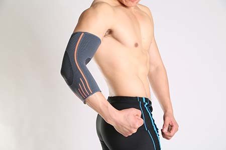 High Elastic Compression knitted nylon elbow-pad  elbow sports Support