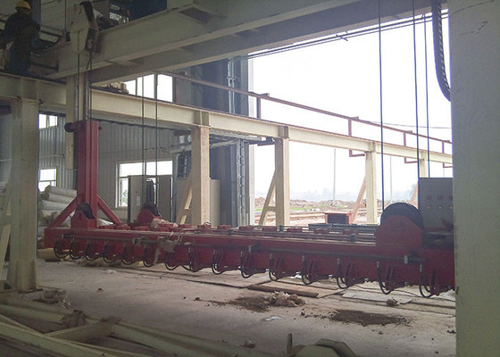 4.8m mould MINGJIE AAC Block Plant , AAC Block Machine For Fly Ash Brick