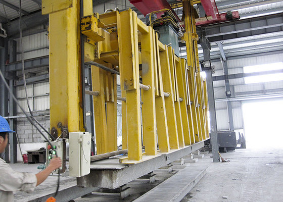 4.2meter mould AAC Block Production Line For Sand Lime Block Plant