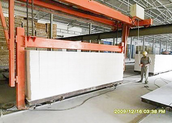Sand Lime AAC Block Cutting Machine Energy Saving / Horizontal and Vertical Cutting