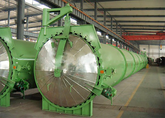 High Temperature Side Opening AAC Autoclave , AAC Block Making Machine
