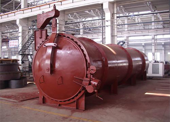 High Temperature Side Opening AAC Autoclave , AAC Block Making Machine