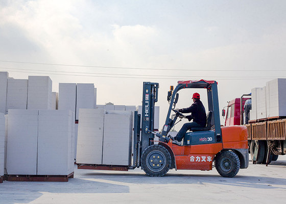 Environmental AAC Block Plant , Autoclave Aerated Concrete AAC Block Production Line