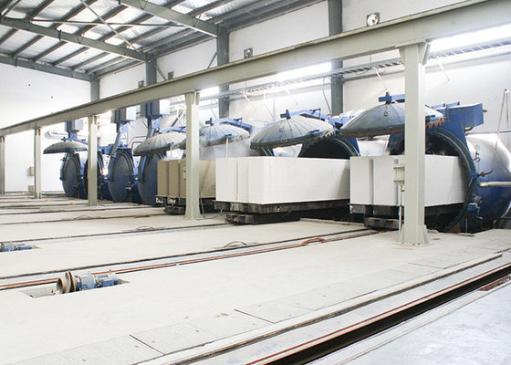 Earthquake Resistant AAC Block Equipment Sand Lime Brick Plant 50000 m3