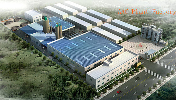 AAC Block Production Line 300000m3 - 400000m3 , Fly Ash Block Making Machine