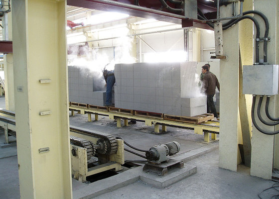 Pressional AAC Block Production Line Fly Ash / Hollow Sand Lime Brick Plant