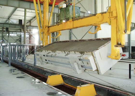Sand Lime AAC Block Cutting Machine , AAC Block Tilting Hoister Machinery