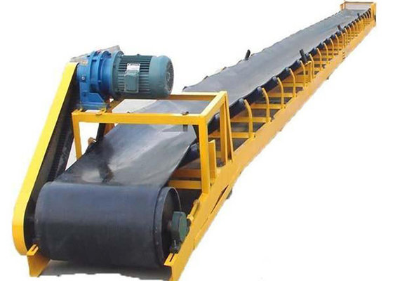 Belt Conveyor For Ball Mill Machine , AAC Block Raw Material Machine