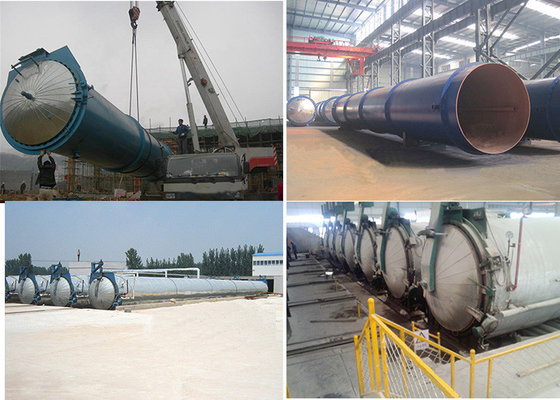 High Percision Steam Pressure Autoclave AAC Autoclave / AAC Block Plant Autoclave