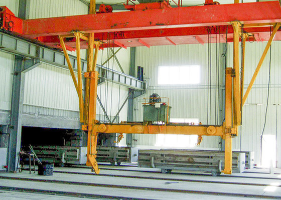 Sand Lime AAC Block Cutting Machine , AAC Block Tilting Hoister Machinery