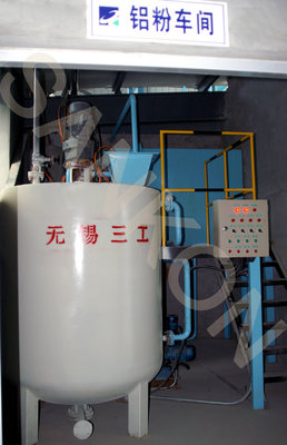 2m³ Aluminum Powder AAC Mixer composed of mixing drum / mixing fan / gear box