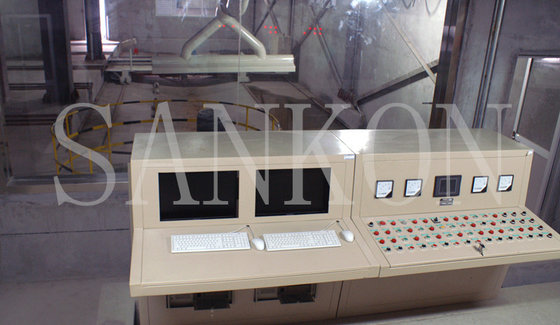 Fully automatic ethernet control system for AAC block production line