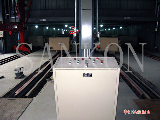 Fully automatic ethernet control system for AAC block production line