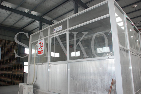 Fully automatic ethernet control system for AAC block production line