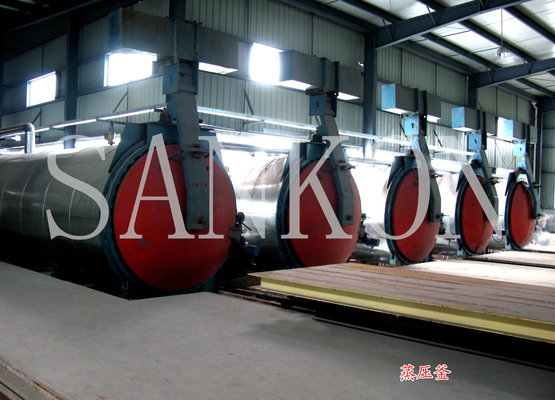 Autoclaved Aerated Concrete plant AAC autoclave equipment also used in chemical / textile industry