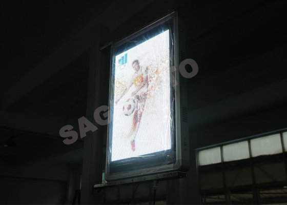 Thin Outdoor Advertising LED Display P6 mm Remote Wireless Control