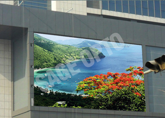 Enorme Werbung im Freien LED-Anzeigen-Wasserbeständigkeit 576mm x 576mm der Anzeigen-P6