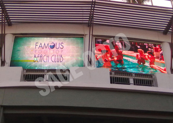 High Brightness ultra thin p10 outdoor led display board Synchronization with PC
