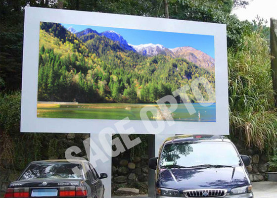 P7 Ultra Thin SMD3535 Outdoor Advertising LED Display Waterproof 17222 Pixels / ㎡