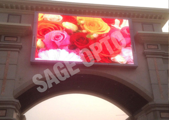 6mm farbenreiche Werbung im Freien LED-Anzeige, farbenreiche Anzeige 1R1G1B LED