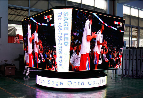 Basketball-Würfel-LED-Station-Anzeige P8mm Abstand hohe Auflösung