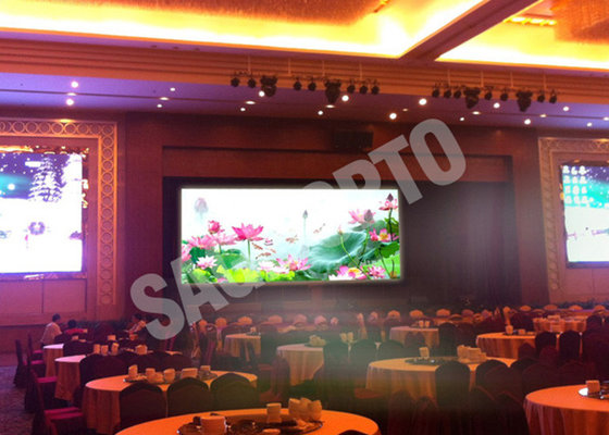 Hire High Resolution Indoor Advertising LED Display Video Wall 17222 Dots / ㎡ Programmable