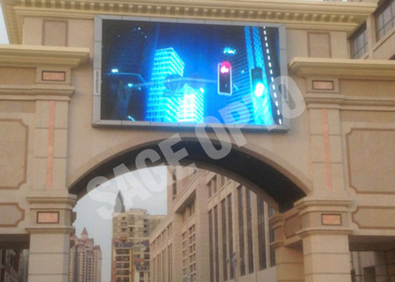 1R1G1B P9 Outside LED Advertising Billboard DIP Front / Rear Maintance