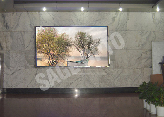 Indoor LED Advertising Billboard High Defination Super Slim Large LED Screen