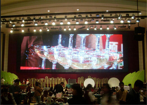 Hire High Resolution Indoor Advertising LED Display Video Wall 17222 Dots / ㎡ Programmable
