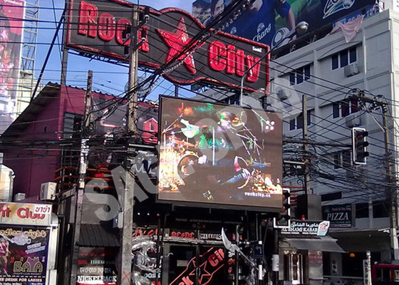 High Brightness ultra thin p10 outdoor led display board Synchronization with PC