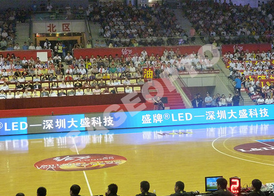 Indoor RGB Perimeter LED Display Pitch Side Advertising Boards Soft Cover
