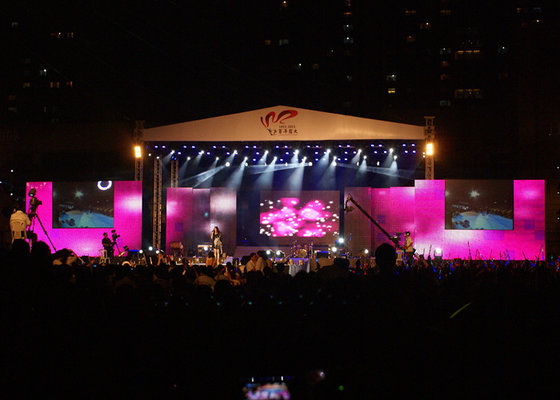 Waterproof Rental LED Displays , full color LED Stage Display for Music Concert