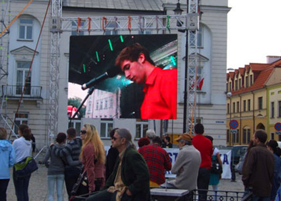 Flexible Schirme RGB-Stadiums-LED/ultra dünne LED-Stadiums-Anzeigen-Energieeinsparung