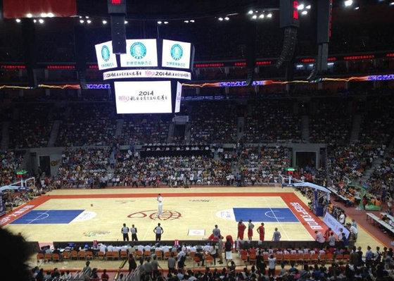 Hung LED Cube Display P4 4mm High Refresh Rate For Stadium Center
