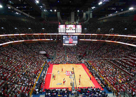 Sport Stadium Cube Advertising LED Screen 160000 Pixels/㎡ Customized