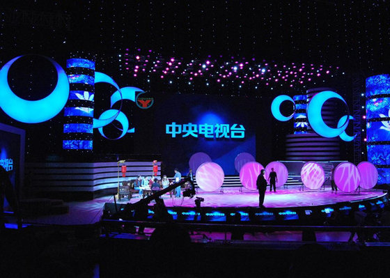 P3 Super HD Rental LED Displays , stage background led screen Die casting Cabinet