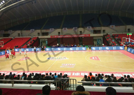 Basketball Stadium Perimeter Led Display Screen 6mm High Definition Aluminum Cabinet