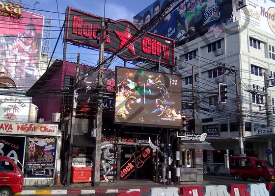 P6 IP65 High Resolution Outdoor Smd Led Display Advertising Brightness 5000cd / M²