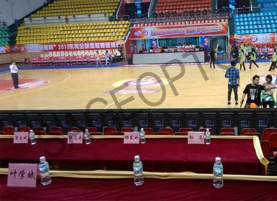 Fast Shipping Full Color Indoor P4 Stadium LED Display SAGEOPTO Delivery 1R1G1B Basketball LED Display