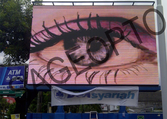 Full Color Led Display Outdoor Advertising , P9 Dip Led Screen 3ft × 3ft Advertising LED Display