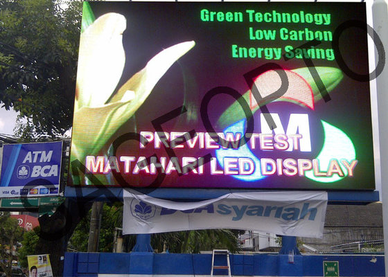 Full Color Led Display Outdoor Advertising , P9 Dip Led Screen 3ft × 3ft Advertising LED Display