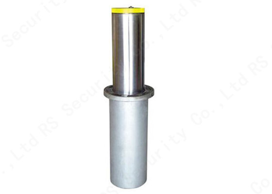 Security Hydraulic Retractable Traffic Bollards IP68 Reflective Band 2.2KW/3.7KW