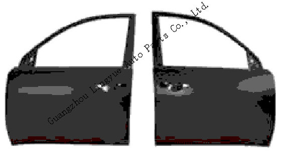 Powder Coated Steel Black Car Front Door For Mitsubishi Triton 2012 Model