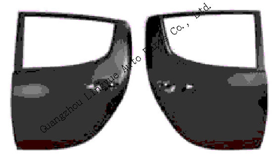Black Color Mitsubishi Triton Parts / Vehicle Rear Door 2012 Model Compatible
