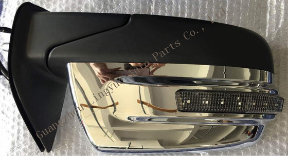 Black & Chrome Color Mazda Bt50 Parts , Car Replacement OEM Door Mirror
