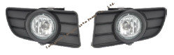 Warm White 2006 - 2008 Mazda Bt50 Parts / Fog Lamp Kit With Switch Wire Harness