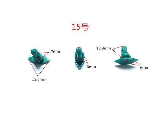 Multicolored Universal Nylon Auto Clips / Automotive Push Pins Non - Magnetic Type