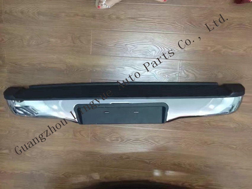 Standard Size Black Rear Bumper ABS Plastic Made Hilux Vigo 2012 - 2014 Compatible